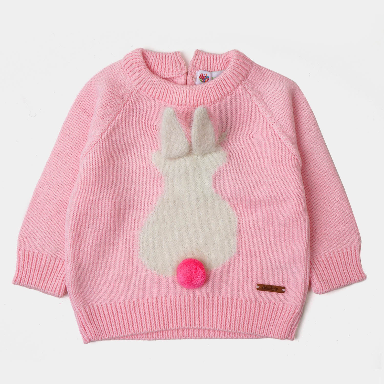 Infant Girls Sweater Rabbit - Pink Price in Pakistan | Bachaa Party