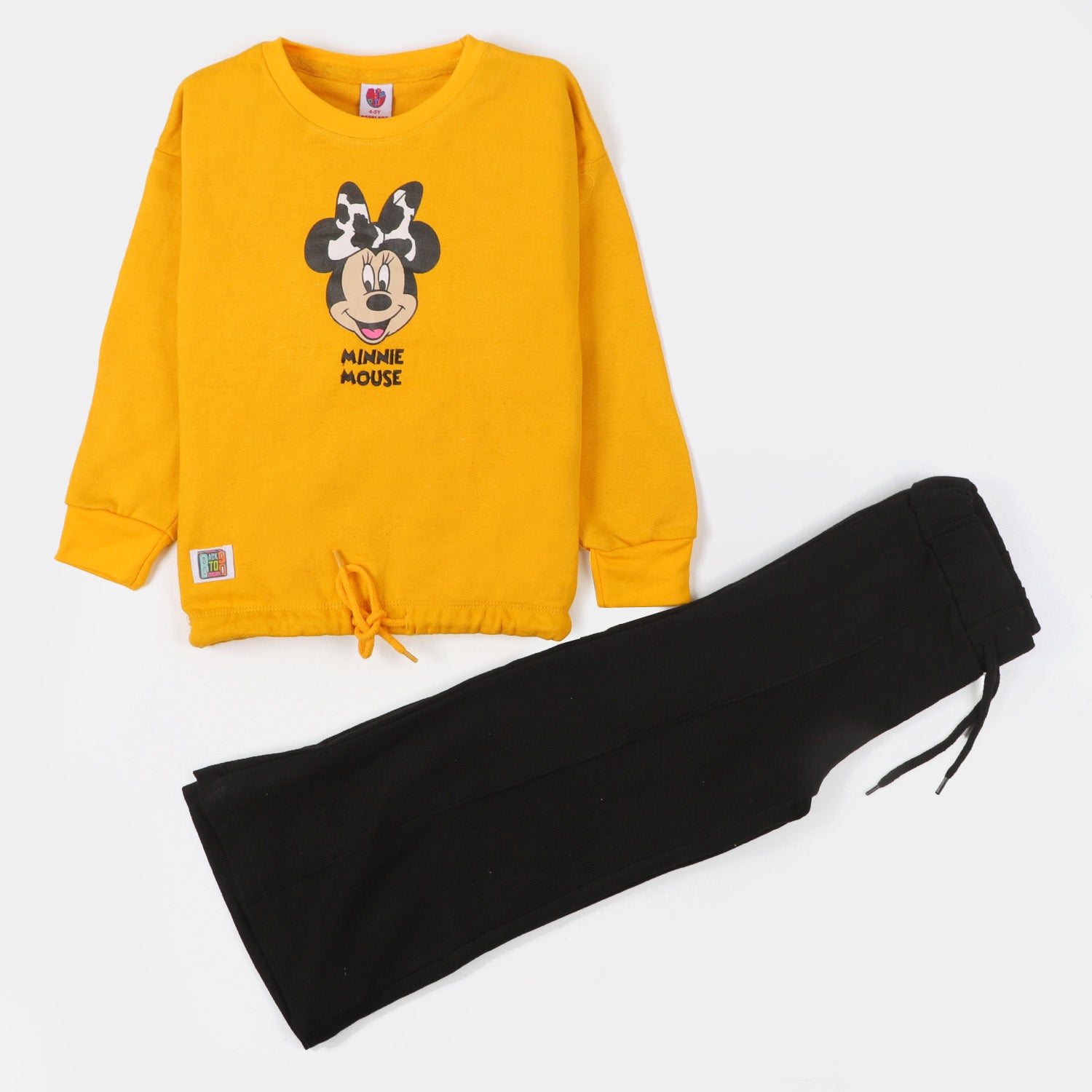 Girls 2 Pcs Suit Cartoon Character - Saffron/Bl Price in Pakistan ...