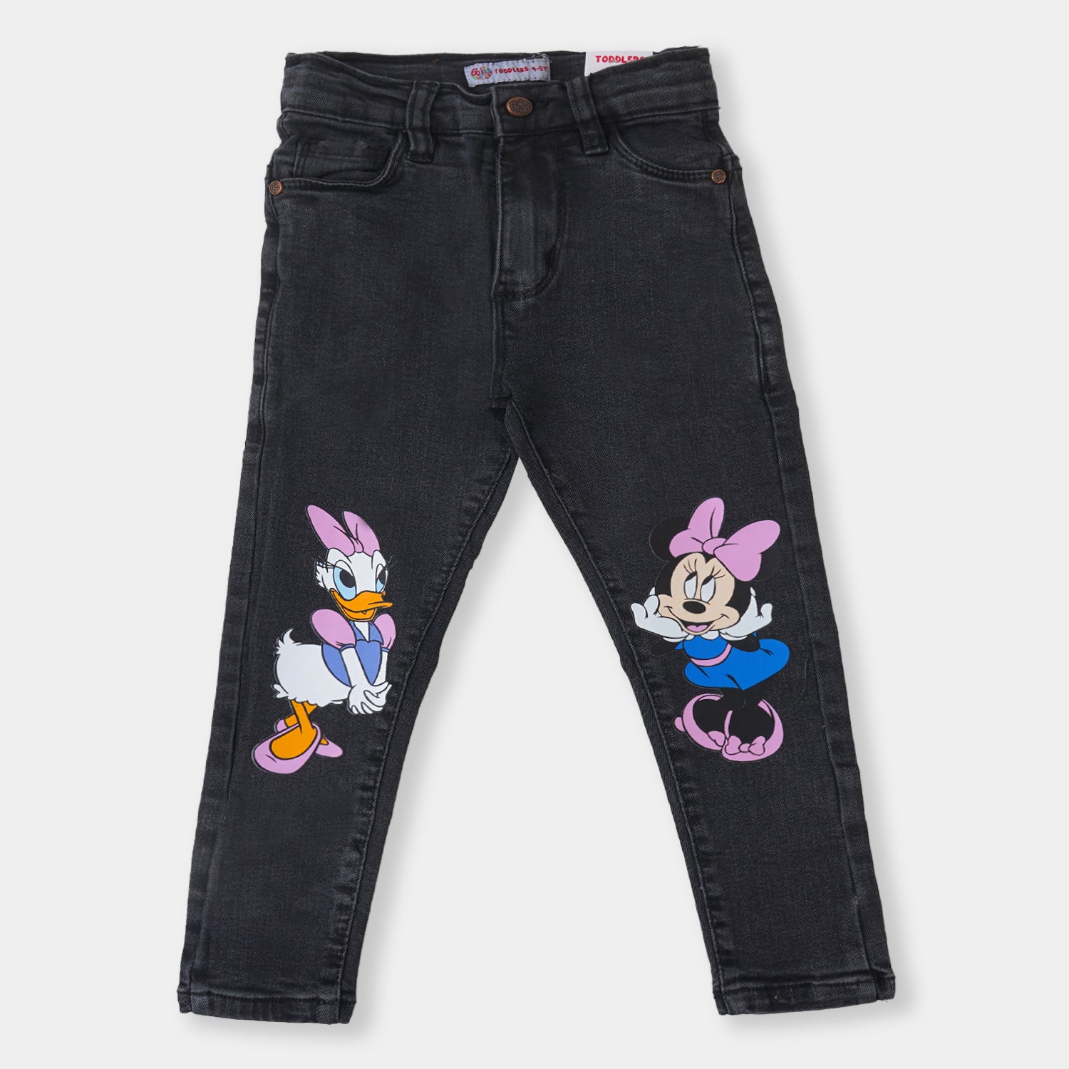 Girls Pant Denim Cartoon Character - Charcoal Price in Pakistan ...