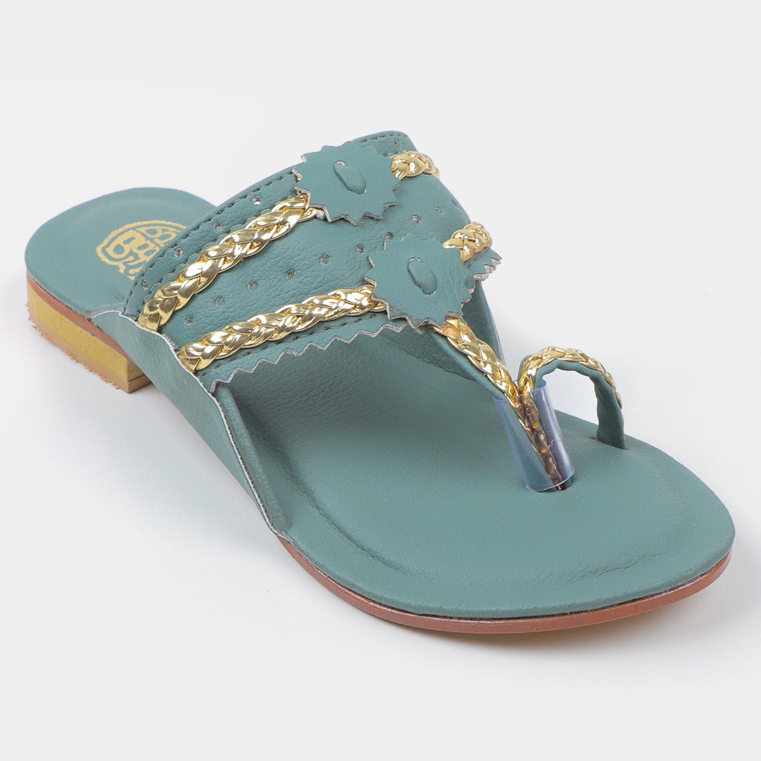 Girls Slipper 55-2-Green Price in Pakistan | Bachaa Party