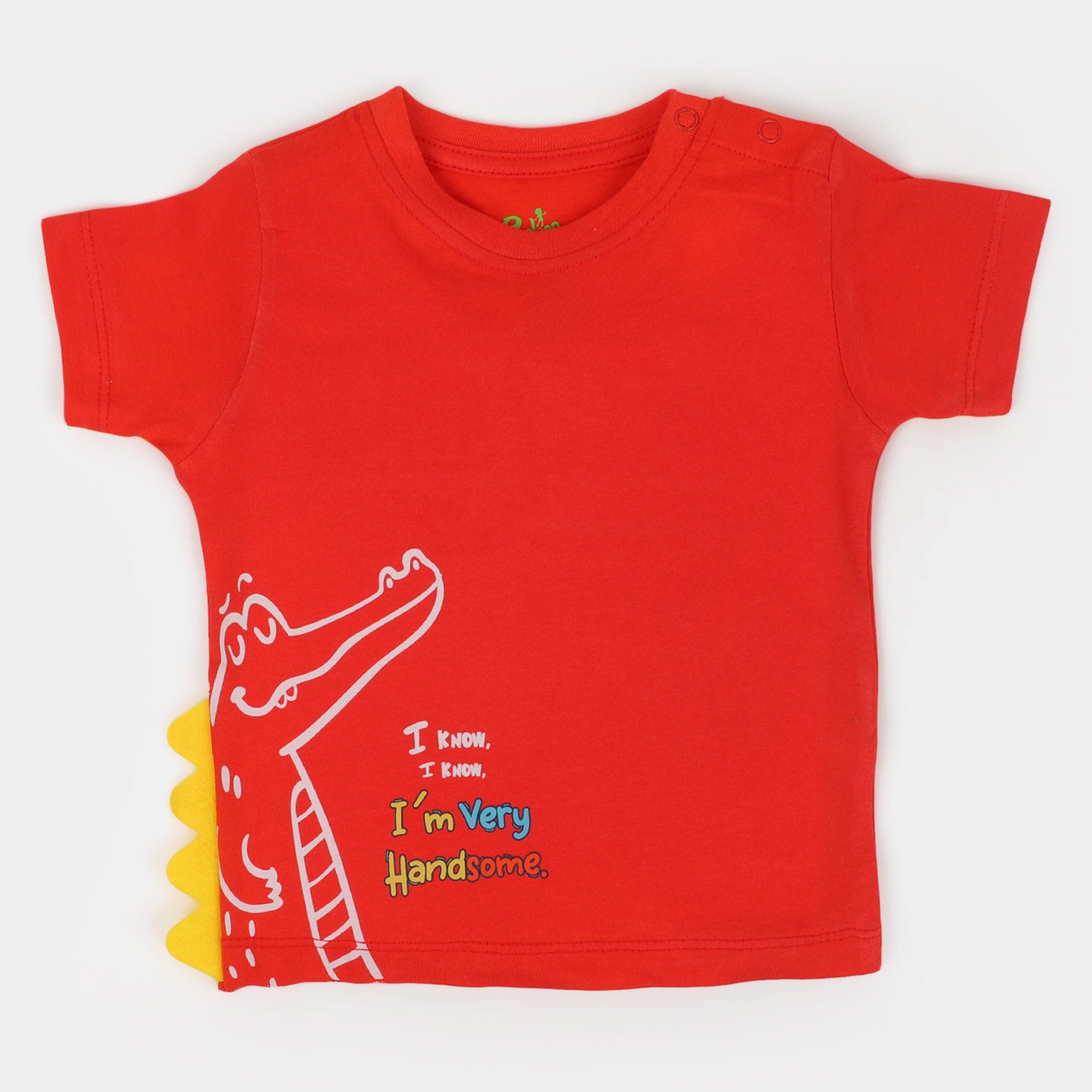 Infant Boys Cotton Round Neck T-Shirt Handsome - Red Price in Pakistan ...