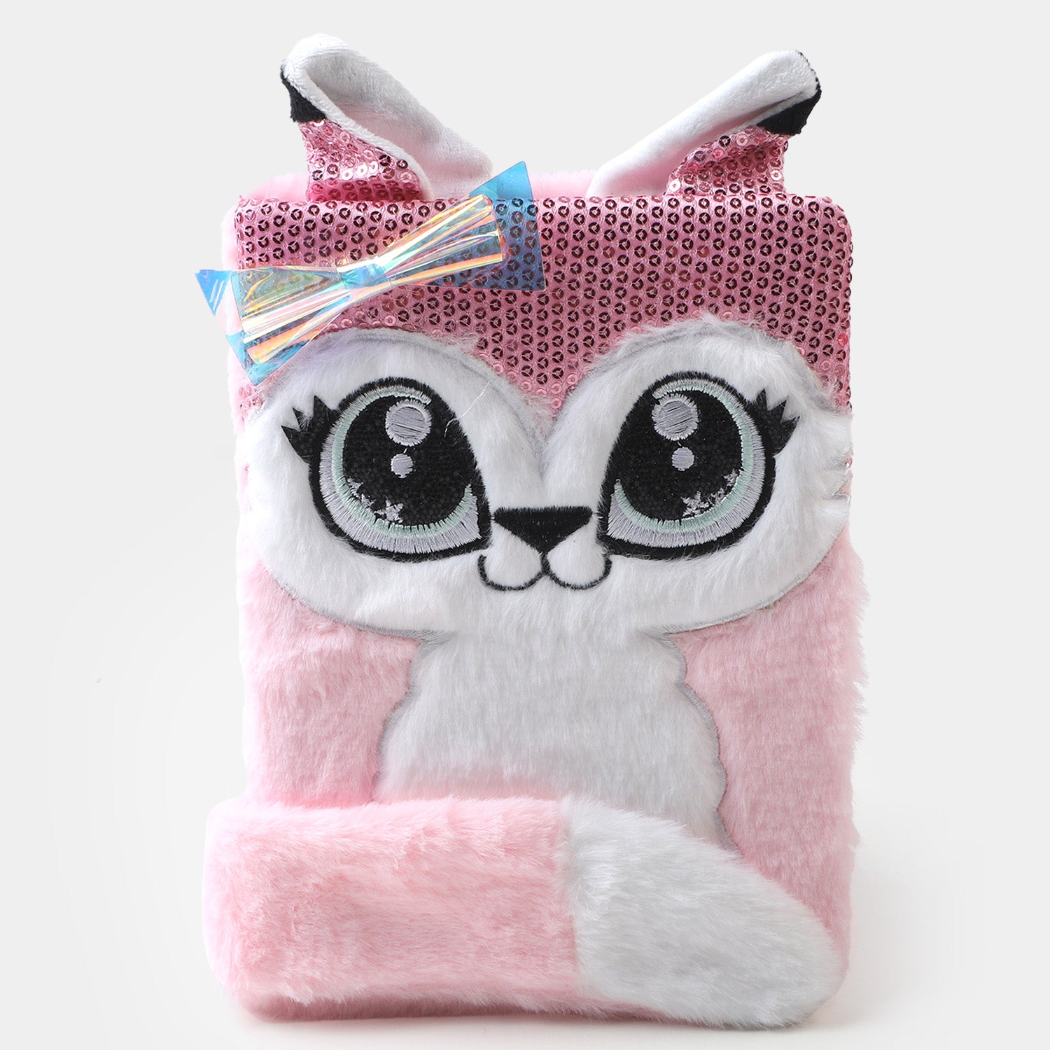 Cute Fur Cat Eyes Dairy Notebook For Kids Price in Pakistan | Bachaa Party